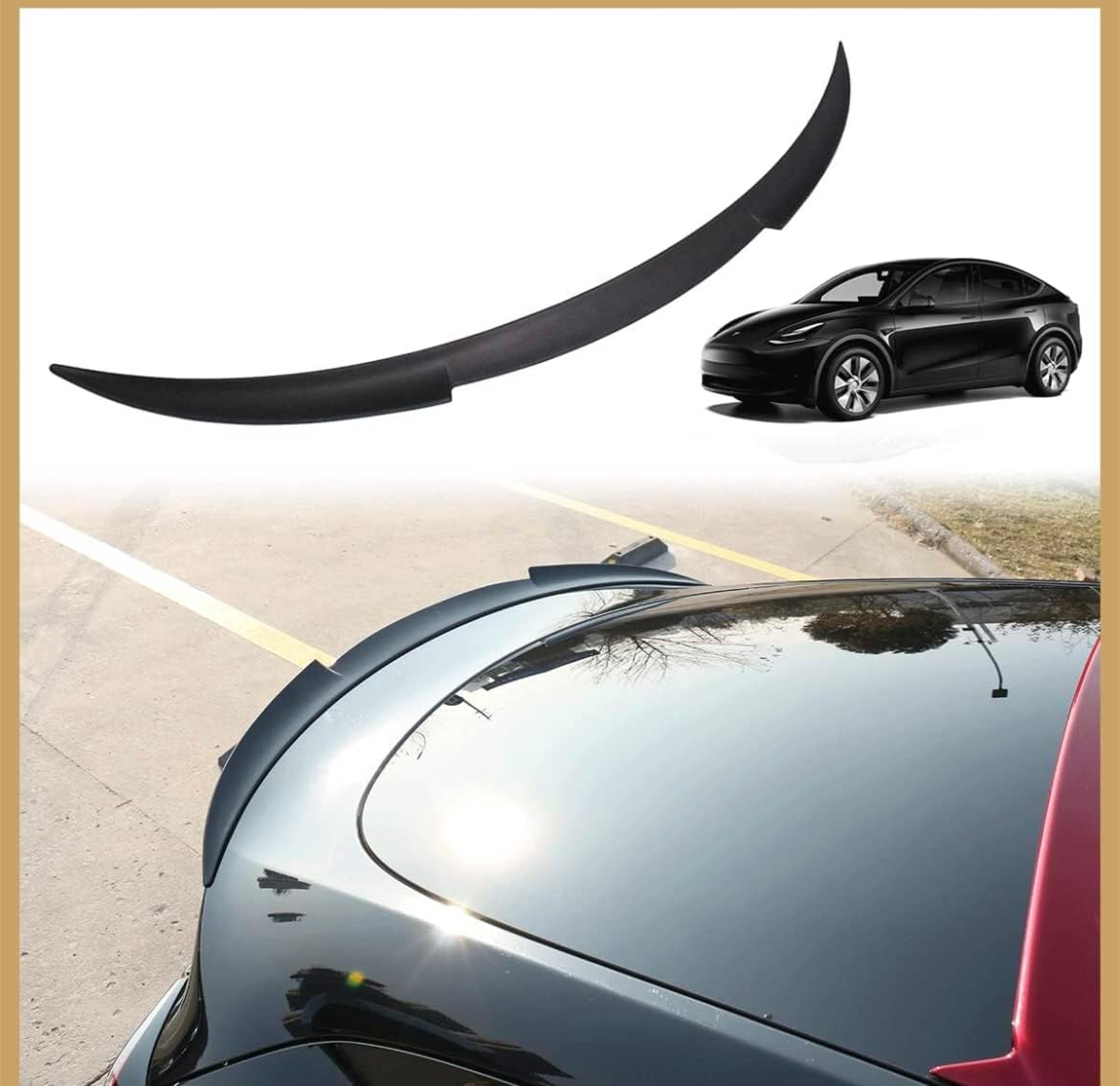 Tesla Model Y Rear Sports Spoiler Edge (2020-2024) – T-MOD